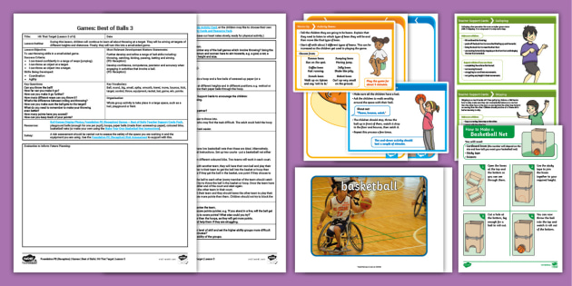 Foundation PE Best of Balls Lesson Pack 3: Hit the Target