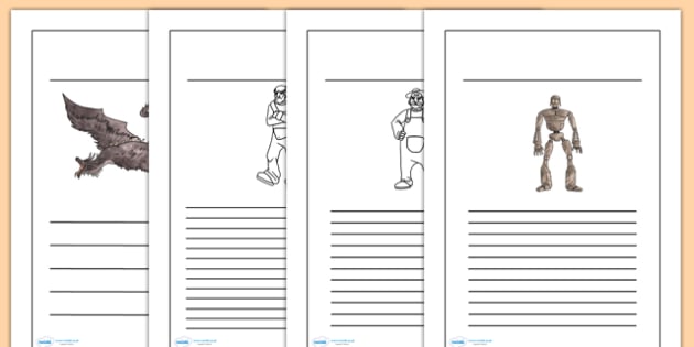 The Iron Man Writing Frames