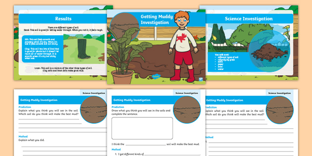 KS1 Getting Muddy Science Investigation Activity Pack