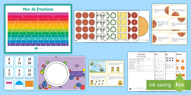 Jeu interactif sur les fractions