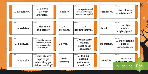 Halloween Loop Cards (teacher made)