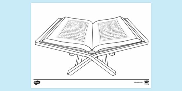 A Qur'an Colouring Sheet | Colouring Sheets