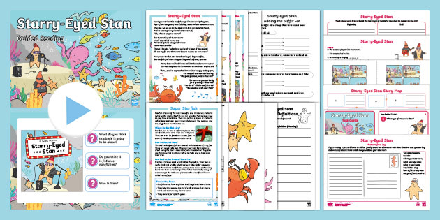Starry-Eyed Stan Guided Reading Pack (teacher made)