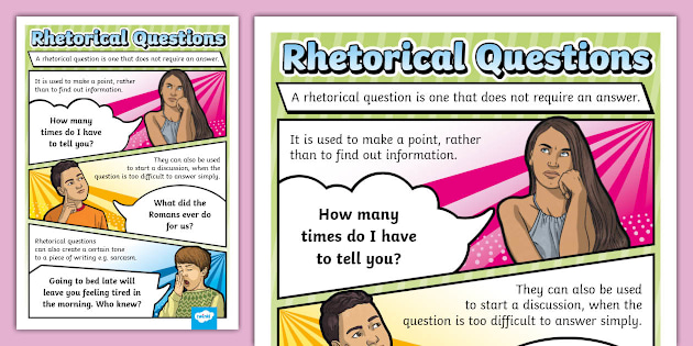 Rhetorical Question Examples ️ Rhetorical Question Advertisement