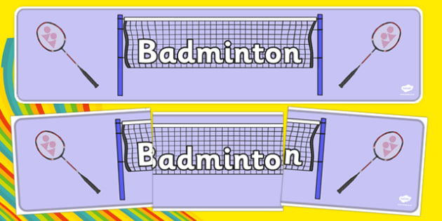 FREE! - Rio 2016 Olympics Badminton Display Banner