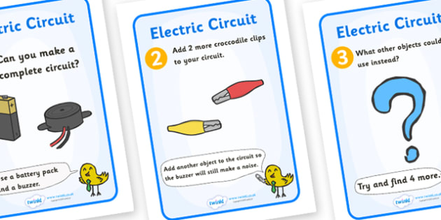 Electric Circuit Worksheet / Worksheet Pack (Buzzer)