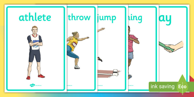 Athletics Display Posters