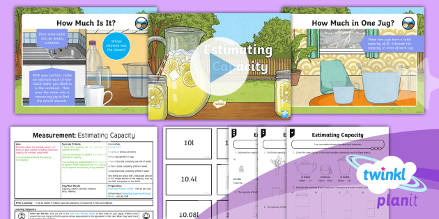 Year 5 Estimating Volume and Capacity Lesson 1