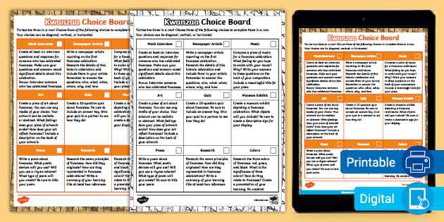 Choice Boards for 3rd Grade | twinkl.com