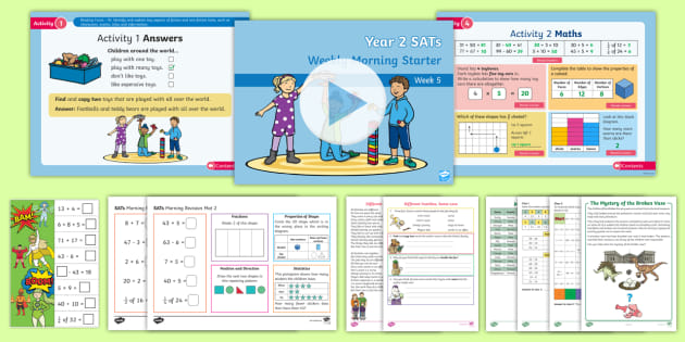 Year 2 SATs Survival Weekly Bumper Pack 5 (teacher made)