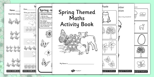 Springtime Themed Maths Activity Book (teacher made)