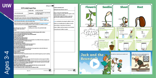EYFS Growing a Beanstalk Adult Input Planning Pack