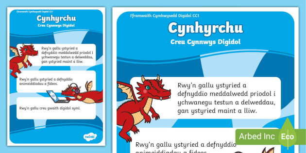 FfCD: Cynhyrchu - Creu Cynnwys Digidol - Cam Cynnydd 1