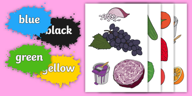 Foods of Many Colours Sorting Activity (teacher made)