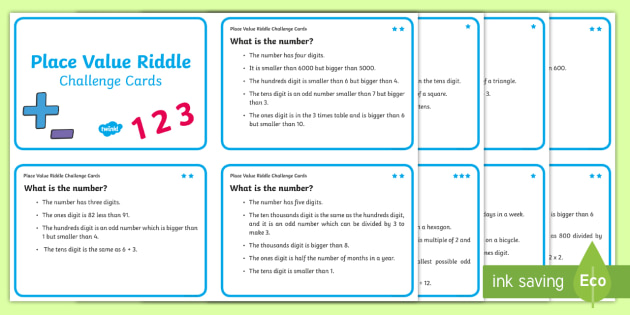 FREE Place Value Maths Riddles For Kids teacher Made FREE Place Value Maths Riddles For Kids teacher Made