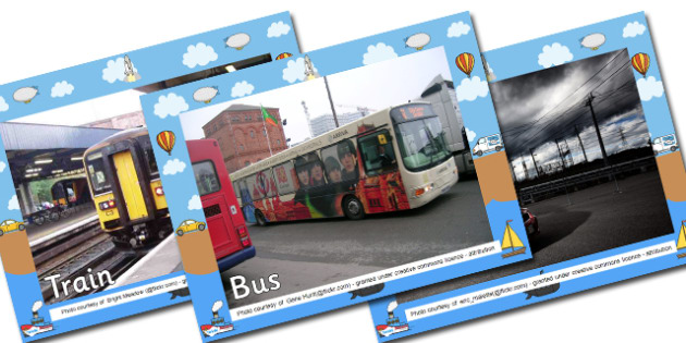 Transport on Land Photo PowerPoint (teacher made)