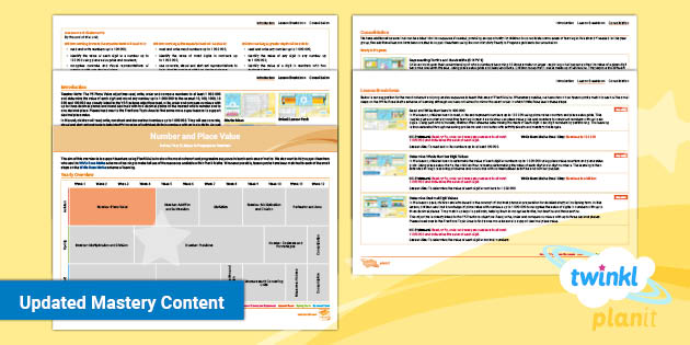 FREE! - Year 5 Number and Place Value Maths Steps to Progression Overview