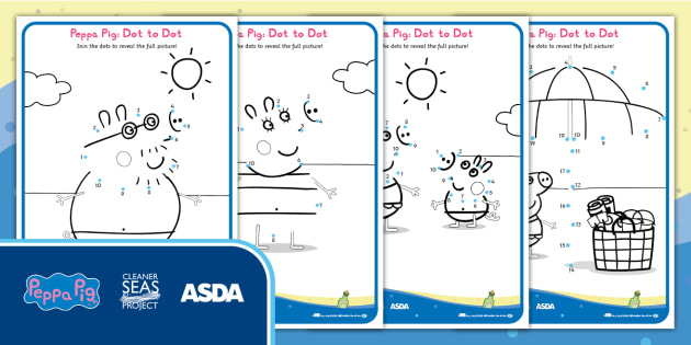 Peppa Pig Dot to Dot Activity | Teaching Resources | Twinkl