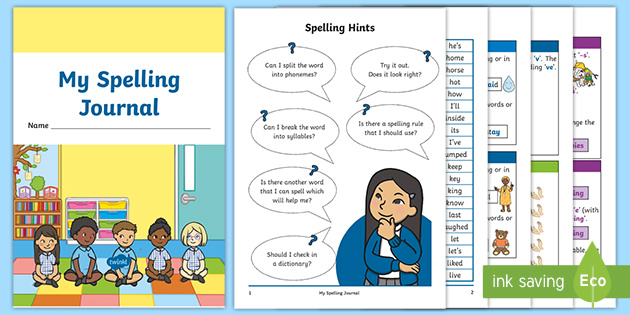 Phase 6 Spelling Journal (teacher made)