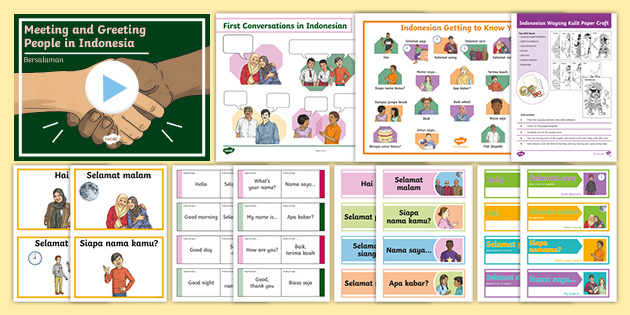 Getting to Know You Resource Pack Indonesian (teacher made)