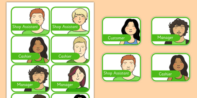 Clothes Shop Role Play Badges