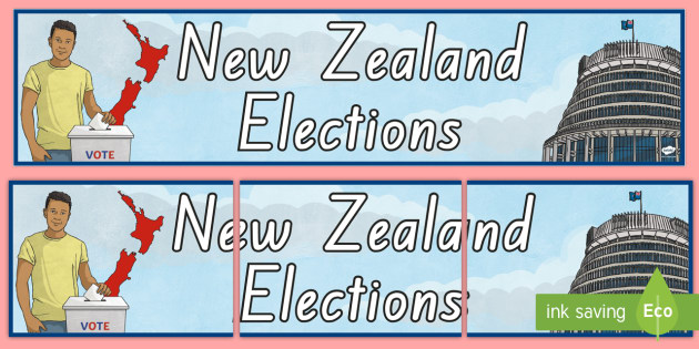 New Zealand Elections Display Banner (teacher made)