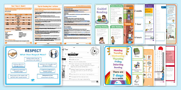 FREE! - Year 1 Term 3 Week 5 | Remote Home Learning Pack | Australia