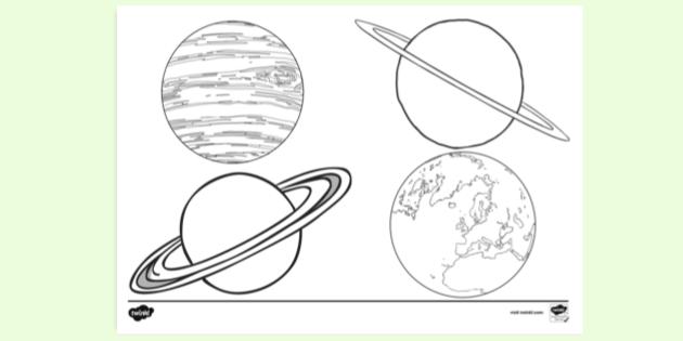 FREE! - Planet Colouring Page | Colouring | Colouring Sheets