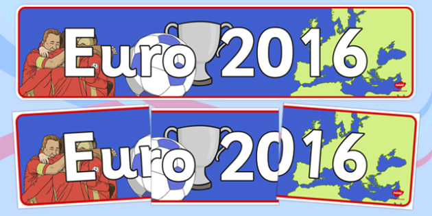 Euro 2016 Display Banner (teacher made)