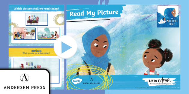 FREE! - The Proudest Blue: Read My Picture Activity PowerPoint