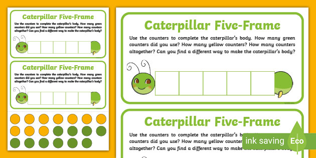 👉 Caterpillar Five-Frame and Counters