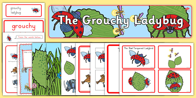 The Grouchy Ladybug Activity Pack - usa, america, the grouchy ladybug ...