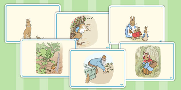 The Tale of Peter Rabbit Story Sequencing Cards - peter, rabbit