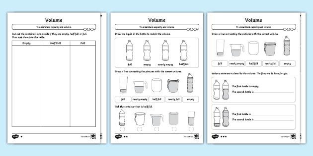 👉 Maths Capacity and Volume | Measures | Maths Resources