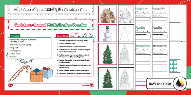Christmas Multiplication Activities | twinkl.com