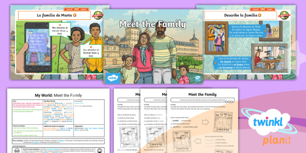 👉 PlanIt Year 5 Spanish Lesson: Meet the Family