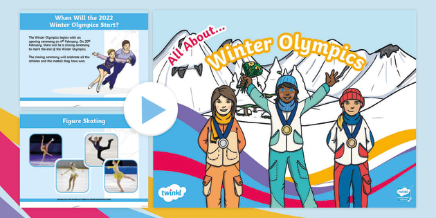 Kindergarten All about the Winter Olympics Information PowerPoint