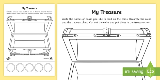 Find Your Treasure Worksheet (Teacher-Made)