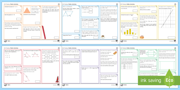 Maths Mastery KS3 Activity Mats | KS3 Maths | Beyond