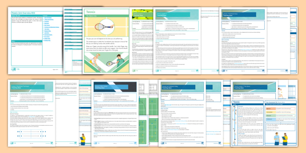 Tennis Whole Unit Bundle (teacher made)