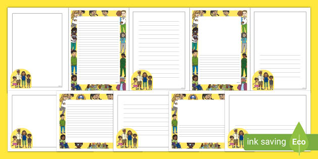 Aboriginal Page Borders - Australia (teacher made)