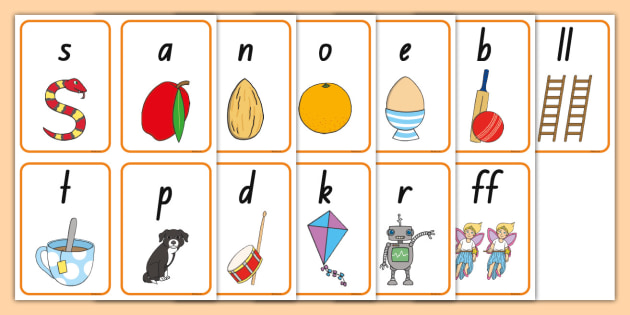 Australia Phonics Level 2 Sound Flashcards