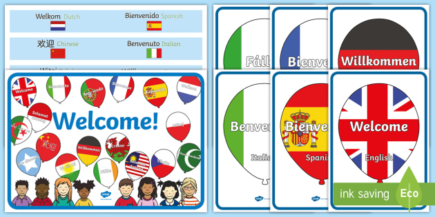 👉 Welcome Balloons Display Pack (teacher made)