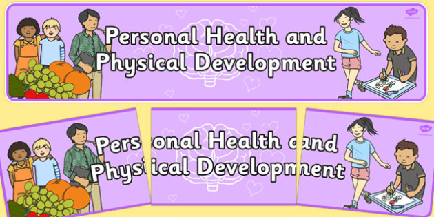 Personal Health and Physical Development Display Banner NZ