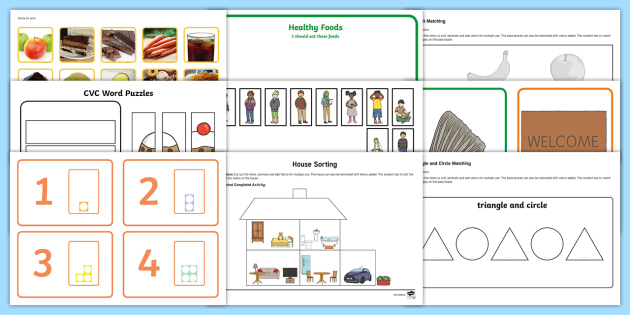 July Provision Workstation Activities Resource Pack