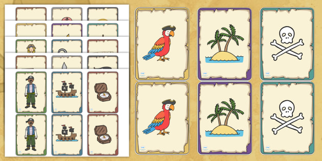 Pirate Themed Snap Cards (teacher made)