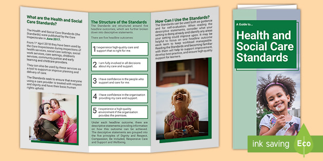 EYFS care standards | Health & Social Care Standards Leaflet