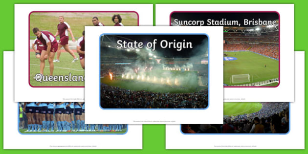 State of Origin Display Photos (teacher made)