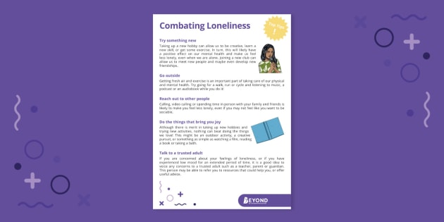 Top Tips to Reduce Loneliness | Display Resources | Beyond