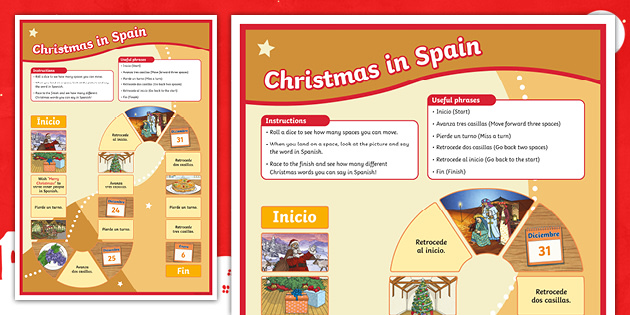 Spanish Christmas Game | Spanish Resources KS2 | Twinkl